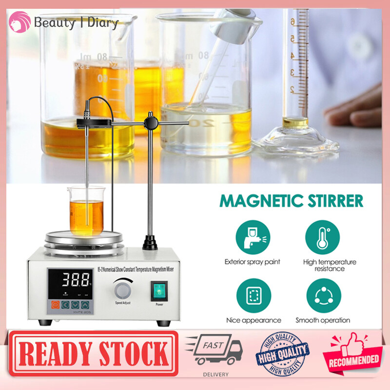 200W, 1000ML Magnetic Stirrer, Magnet Stirrer with Digital Temperature ...