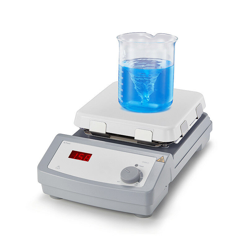 Lab Hotplate LED Digital 7 inch Square Hotplate Glass Ceramic Hotplate ...