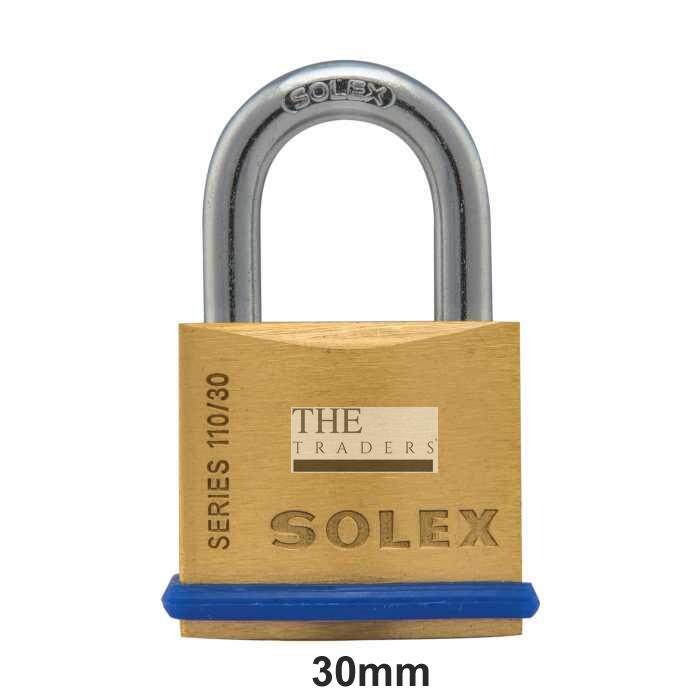 [100% ORIGINAL] SOLEX PREMIUM SL110 SERIES SATIN SOLID BRASS PADLOCKS ...
