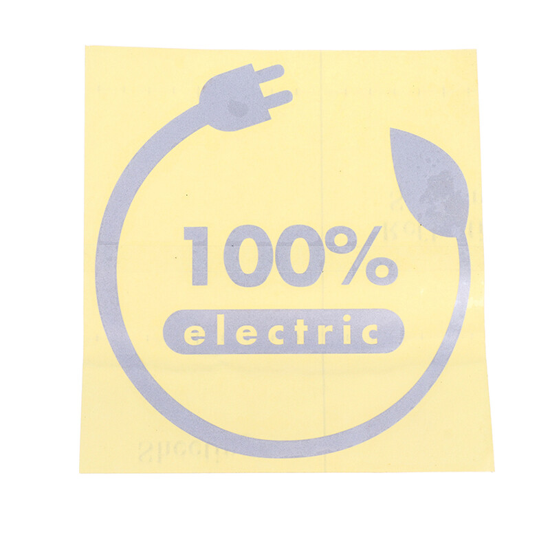 💥KHEI💥 100% Electric Vehicle Funny Car Window Decal Bumper Sticker ...