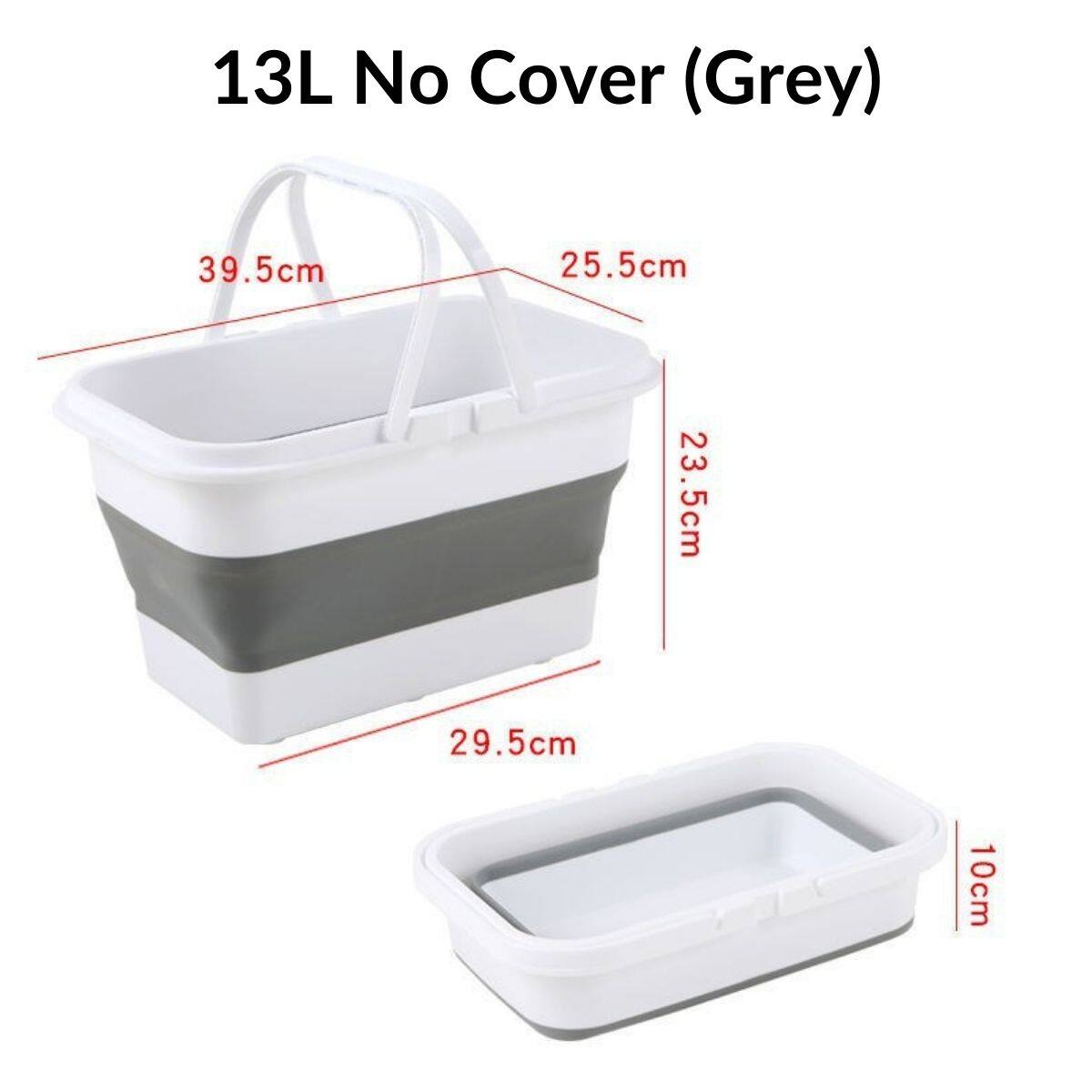 15L Foldable Pail Bucket Baldi Lipat Collapsible Foldable Bucket Tong ...