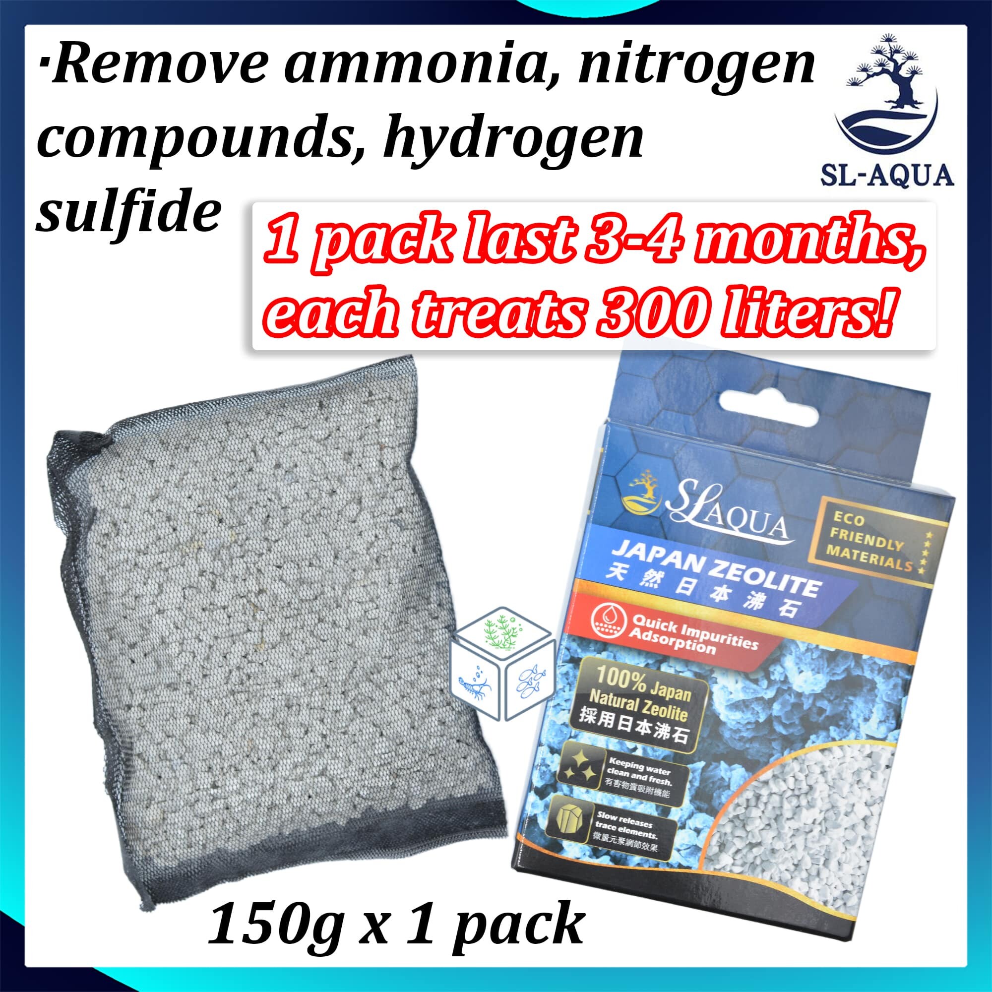 SL Aqua Aquarium Zeolite Filter Media | zeolite aquarium media filter ...