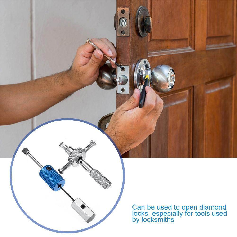 Peggybuy 2pcs Disc Detainer อุปกรณ์ช่างกุญแจกุญแจล็อค LOCK Picks Set ...