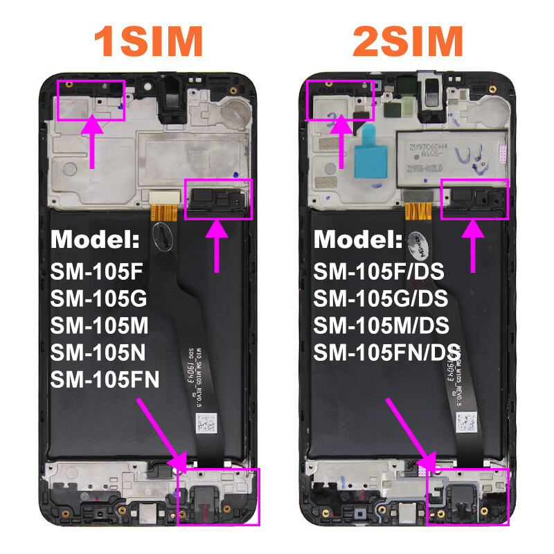 6.2 จอแอลซีดีสำหรับ Samsung Galaxy A10 A105 a105f SM-A105F จอแสดงผล LCD ...