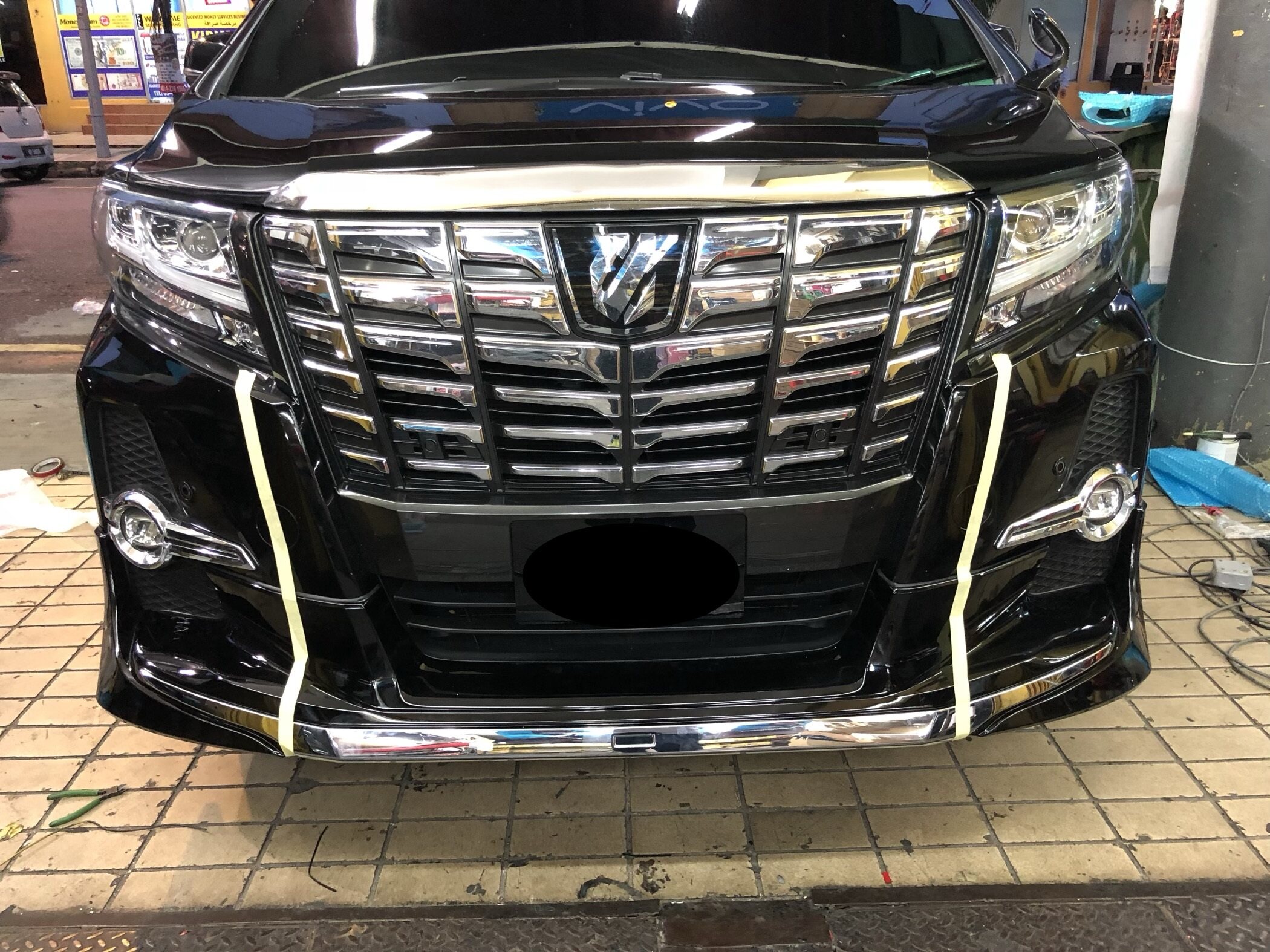 Toyota alphard agh30 2015 2016 2017 Modellista front rear skirt lip agh ...