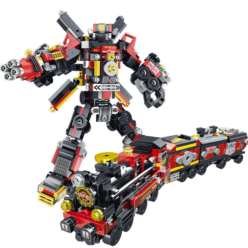 SEA&SUN Train robot building blocks toys for boys and girls ages 6-12 ...