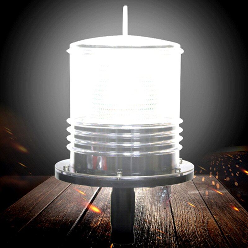 Marine LED Solar Anchor Light Warning Light Navigation Beacon Light Net ...