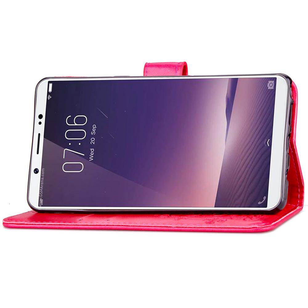 Bujing - VIVO V7 + case/ V7 Plus case / Y79 case, lucky หญ้าออกแบบหนัง ...