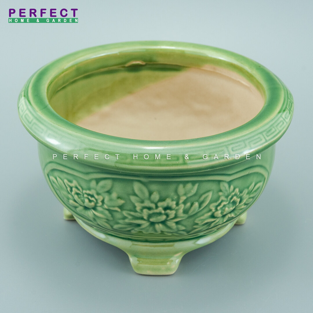 PERFECT Ceramic Pot 7024 S 17x17x10cm Adenium Pot Desert Rose Pot ...