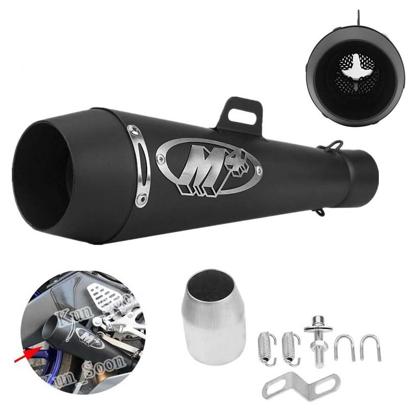 【Speed Delivery】2inches/51mm Inlet Universal M4 Motorcycle Exhaust ...