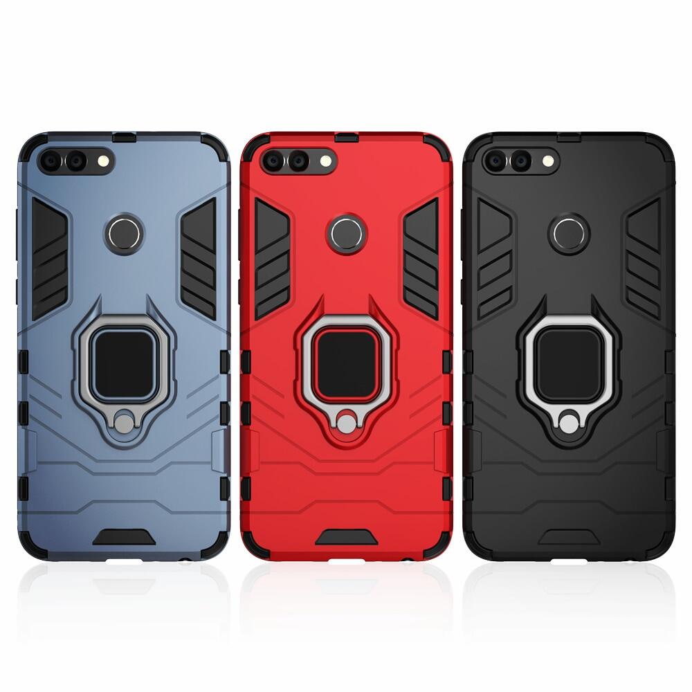 2022 NEW Armor Case For Huawei P Smart Case Ring Holder Stand Cover For ...