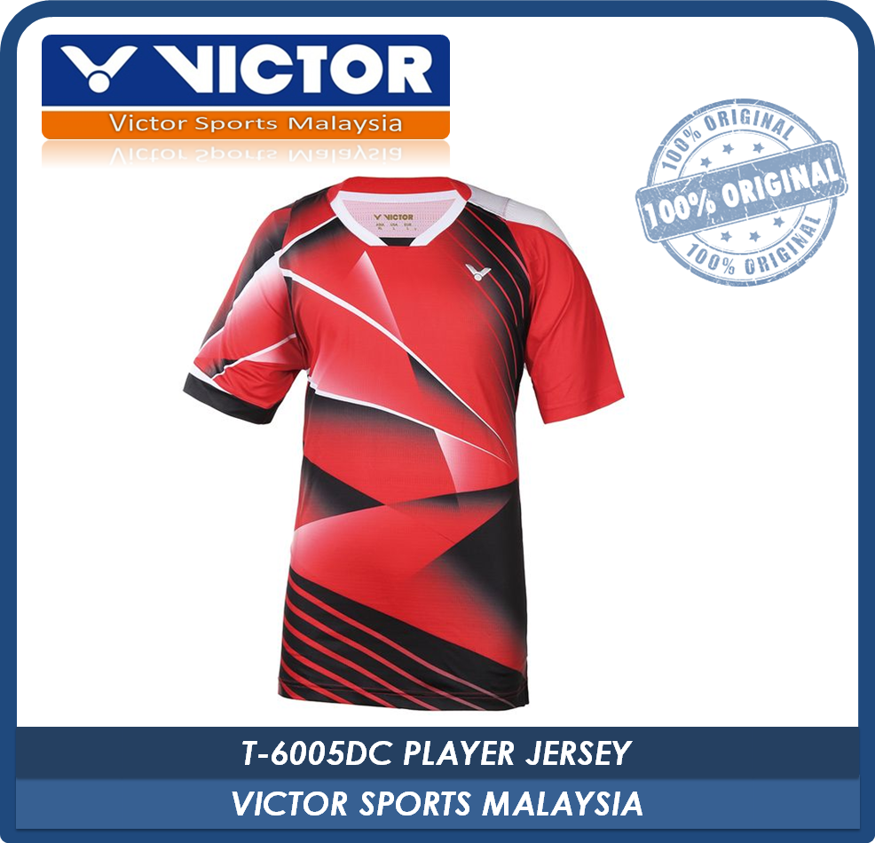 Victor T-6005DC Player Series Badminton Jersey | Lazada