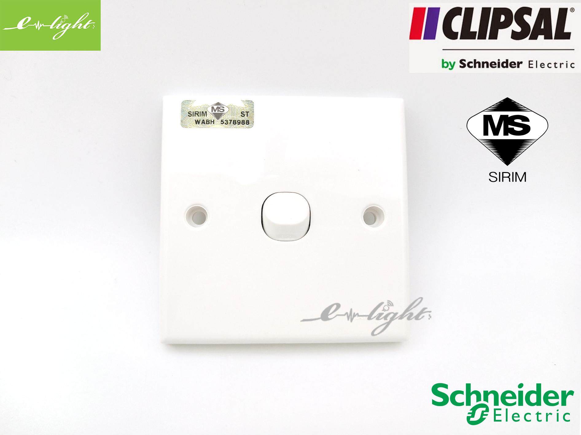 SCHNEIDER CLIPSAL 1 GANG 1 WAY SWITCH | Lazada