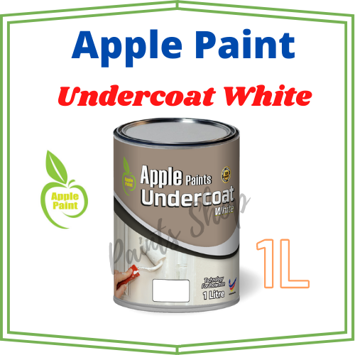 1L & 5L APPLE WHITE UNDERCOAT ⚒ Cat Alas Kayu / Cat Undercoat Kayu ...