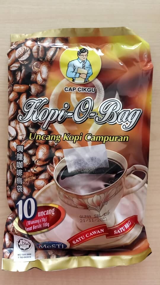 Melaka Black Coffee Kopi O Cap Cikgu (10 Sachets) | Lazada