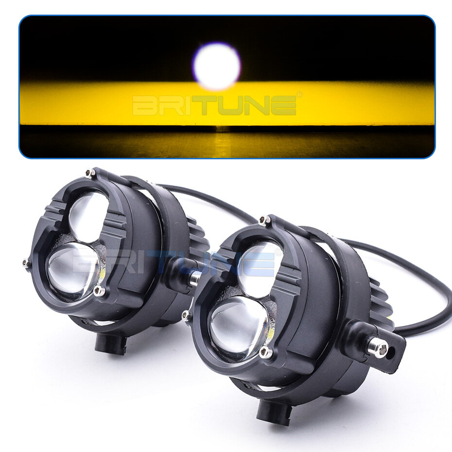 Laser Bi-LED Fog lights Projector For Mazda 3/Axela/Mazda 2/5/6/Atenza/CX-5 Fog Lamp White ...