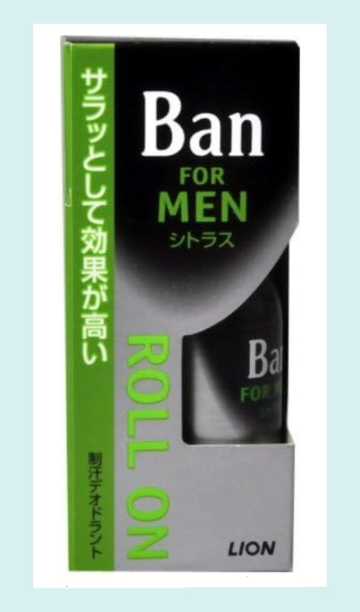 Men's antiperspirant and deodorant goods Made in Japan LION "Ban"(Roll-on type) | Lazada