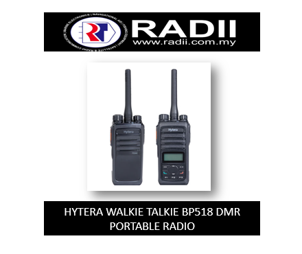 Hytera Walkie Talkie BP518 DMR Portable Radio | Lazada