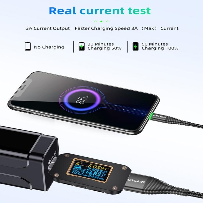 สายชาร์จเร็วสำหรับ Xiaomi Redmi Note 9 8 7 USBC,สายชาร์จเร็ว USB Type C ...