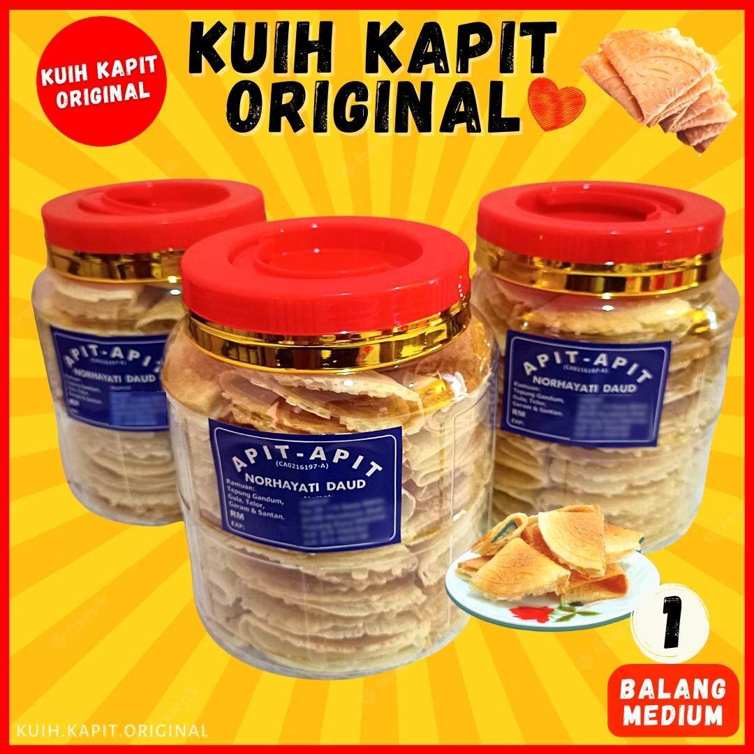 1 BALANG MEDIUM -Kuih Kapit Original - Biscuit Sepit Crunchy Love ...