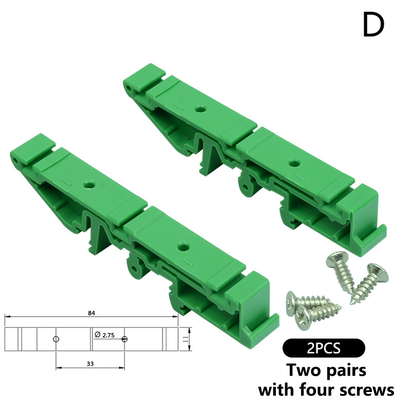 HITN 2Pcs DRG-01 PCB ขายึดสำหรับ DIN 35 Rail Adapter Circuit Board ...