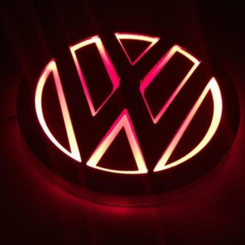 NEW Car Front Center 5D LED Light Auto Rear Emblem Badge Decal for ...