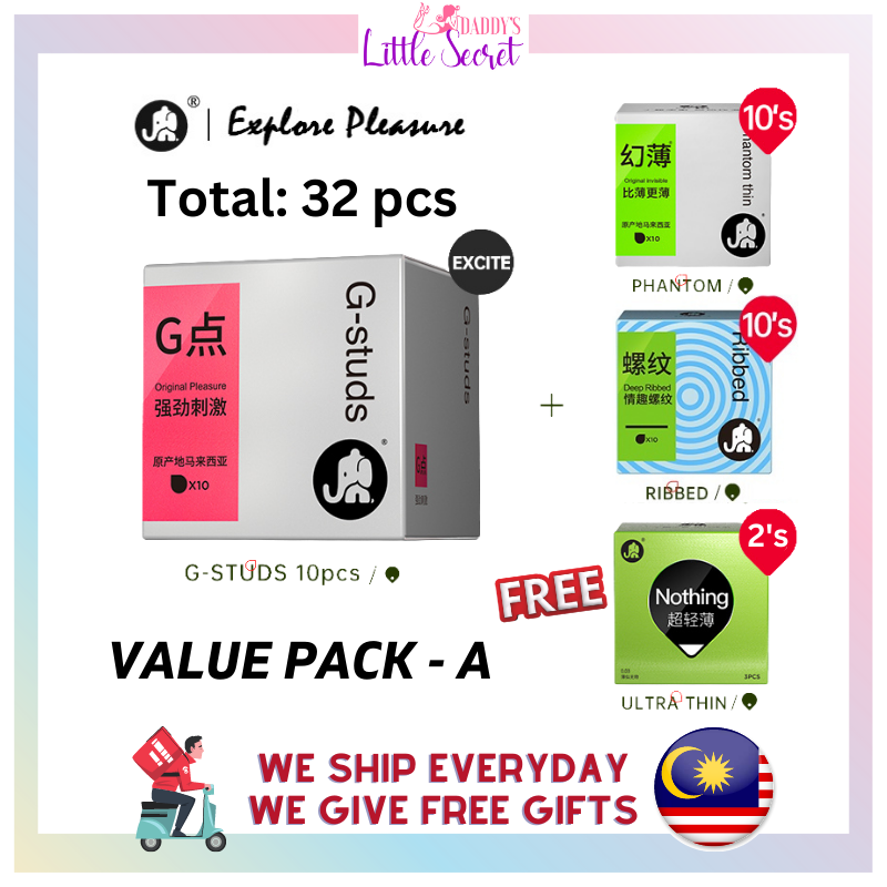 Elephant Condom Value Pack A (32pcs) 大象安全套 | Lazada