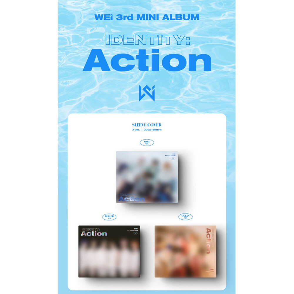พรีออเดอร์เว่ยอัลบั้มขนาดเล็กที่3 IDENTITY Action SET Ver โปสเตอร์พับ ...