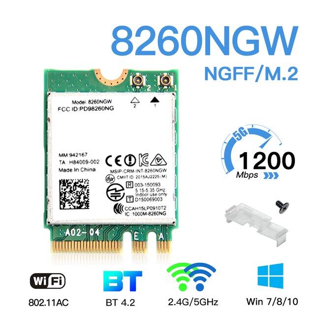 2 Wifi 6E Intel AX210NGW Dual Band 2.4G/5G/6Ghz 802.11AX 5374Mbps AX210บลูทูธ5.2ไร้สาย M.2การ์ด ...