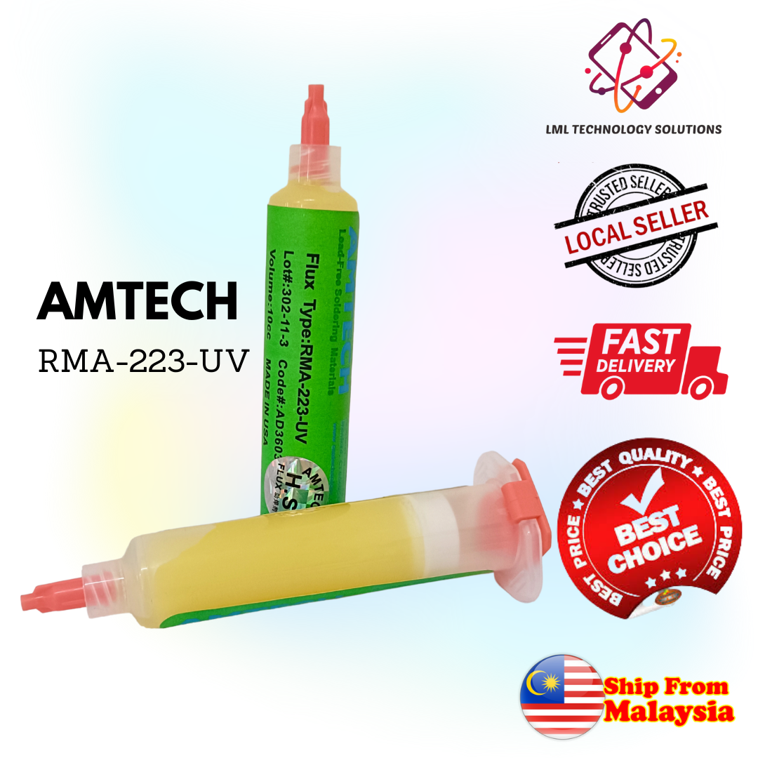 [LML]AMTECH RMA-223-UV Soldering Flux Paste 10CC | Lazada