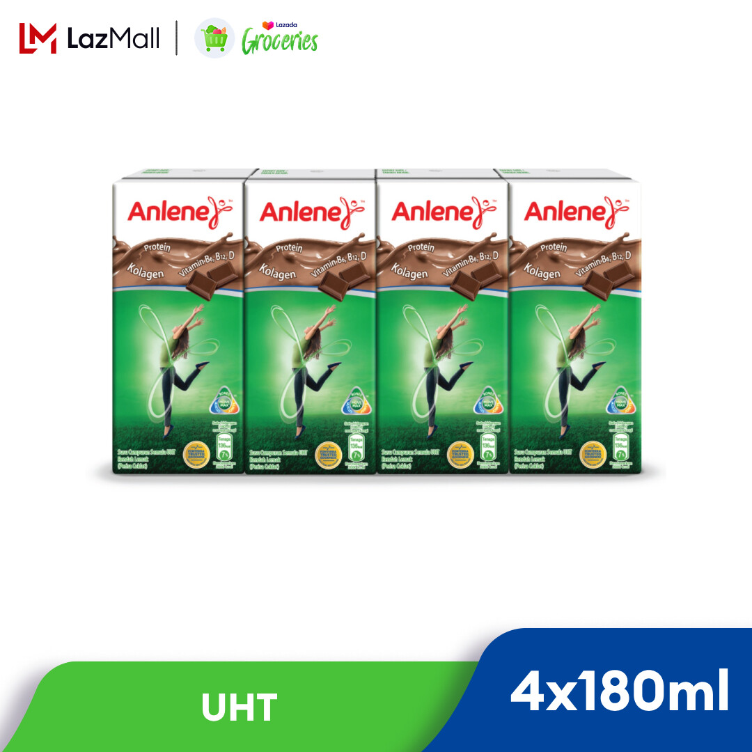 Anlene UHT Milk Chocolate 4x180ml | Lazada