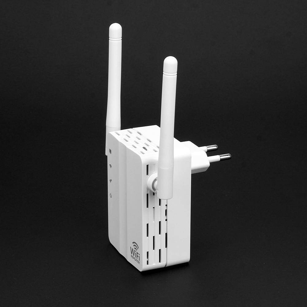 300M Wall Plug WiFi Wireless Receiver Router Repeater with External ...