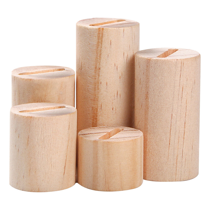 5pack Ring Display Stand Wood Round Risers for Display Wooden Display ...