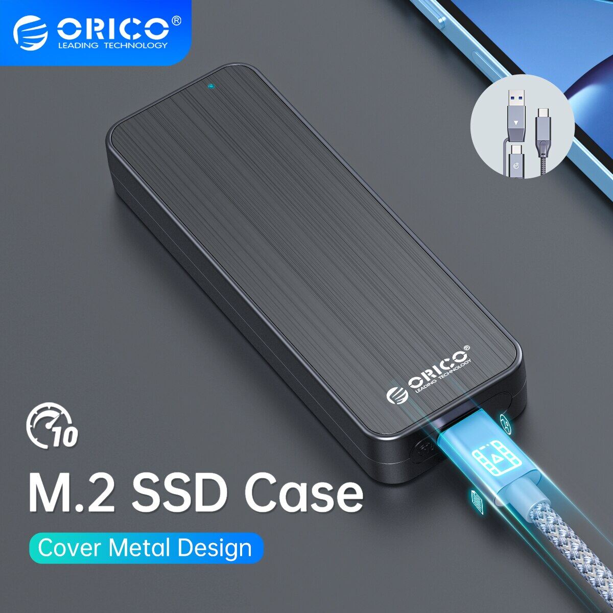 M 2 SSD Case ORICO M2 NVMe Enclosure USB3 2 Gen2 Type C 10Gbps PCIe SSD M 2 SSD Case ORICO M2 NVMe Enclosure USB3 2 Gen2 Type C 10Gbps PCIe SSD