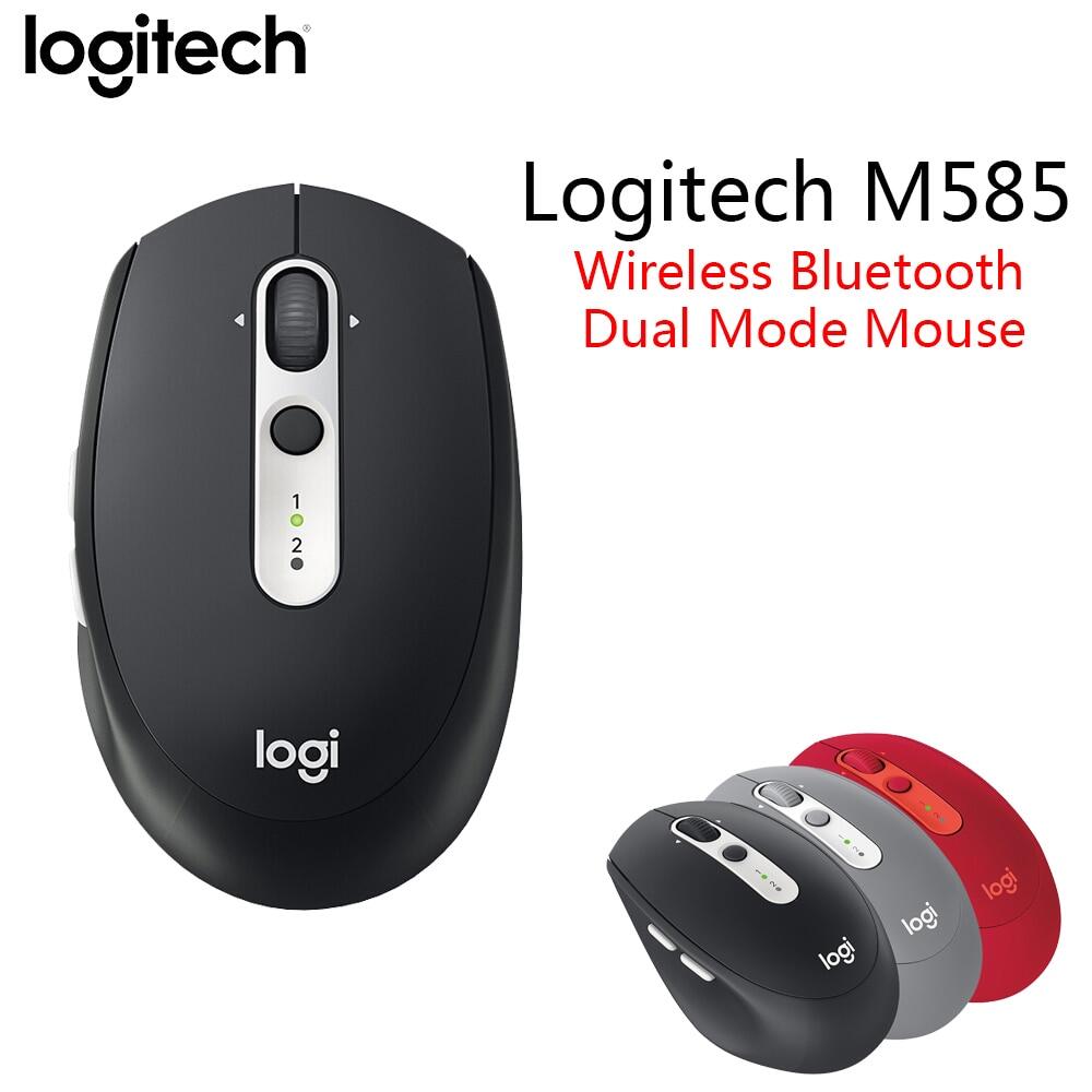 ต้นฉบับ Logitech M585 Multi-Device Wireless Bluetooth Mouse สำหรับ ...