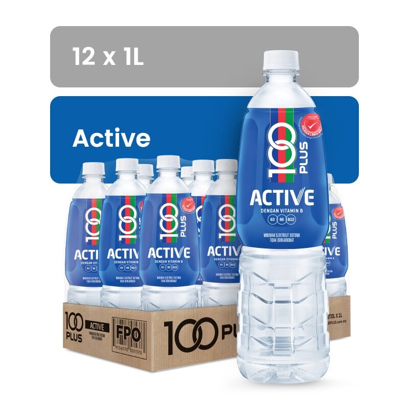 100PLUS Active 1L X 12 | Lazada