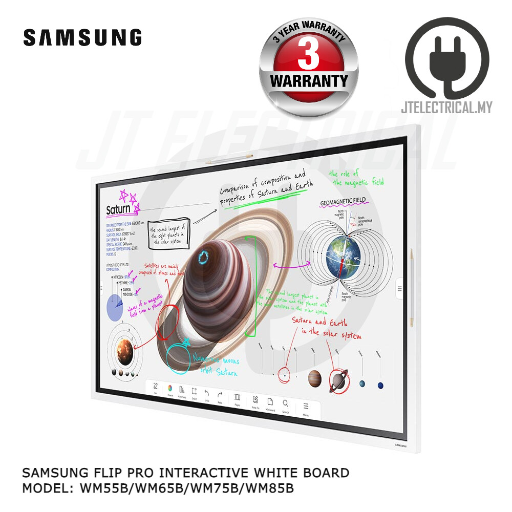 Samsung Flip Pro WM55B WM65B WM75B WM85B Interactive White Board | Lazada