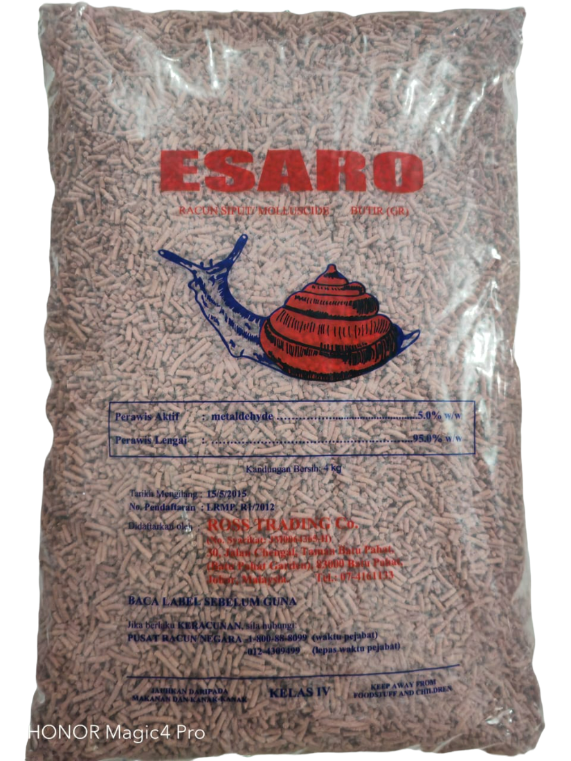 Esaro Racun Siput Molluscicide Butir - ( 500g / 2kg / 4kg ) 👍💯 | Lazada