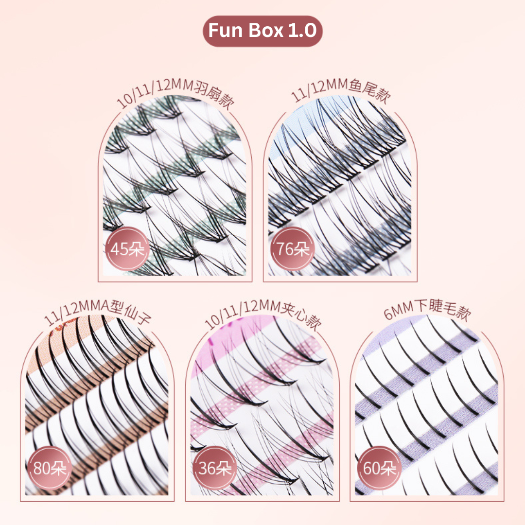 MLEN DIARY Fun Box DIY Eyelash Grafting/Extension | Lazada