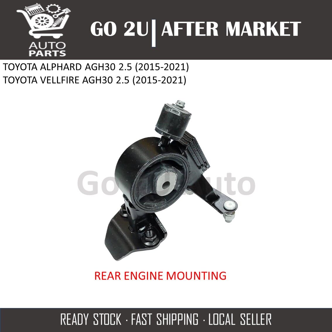 REAR ENGINE MOUNTING - 12371-36150 TOYOTA APLHARD VELLFIRE AGH30 2.5 ...