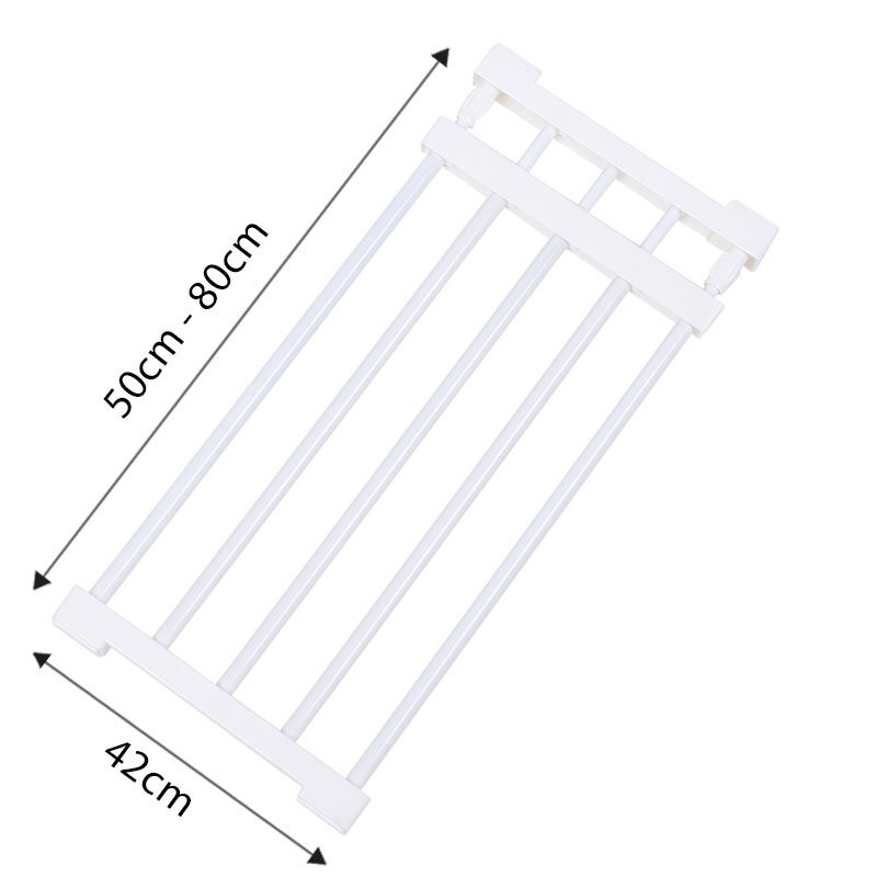 LAZYstore Adjustable Closet Shelf Storage Rack, Cabinet Organizer Shelf ...