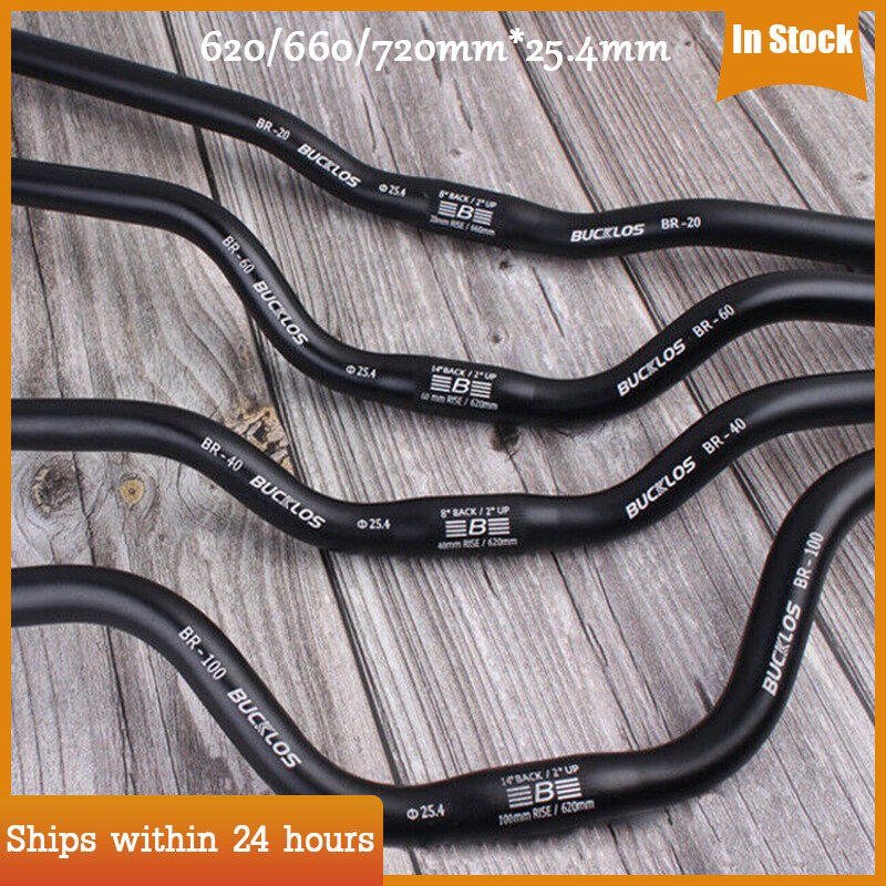 BUCKLOS 720mm Handle Bar Swallow Handlebar 620mm 660mm MTB Bike Rise ...