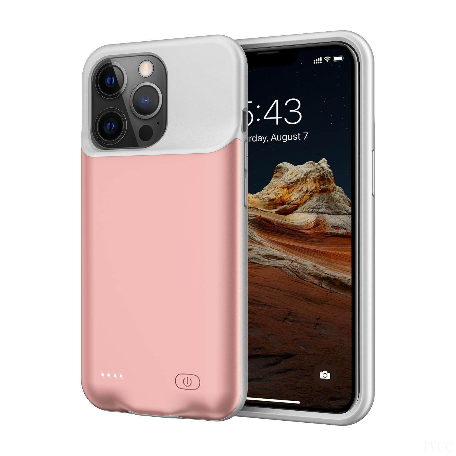 TVCC C88S 7000มิลลิแอมป์ชั่วโมงสำหรับ iPhone 13 Pro Max ขอบ TPU นุ่มแบบชาร์จขยายการชาร์จโทรศัพท์ ...