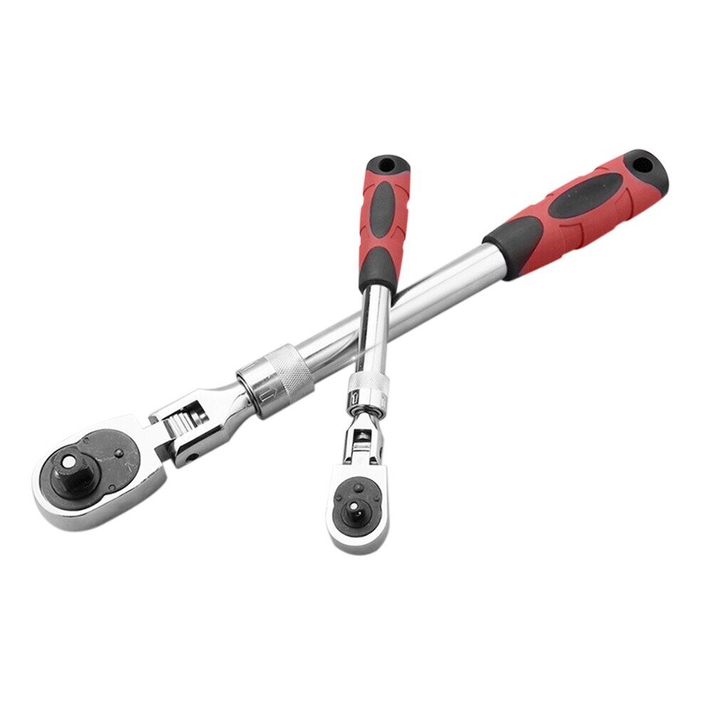 1/2" 72-Tooth Automatic Quick-Release Ratchet Wrench Extendable Long ...