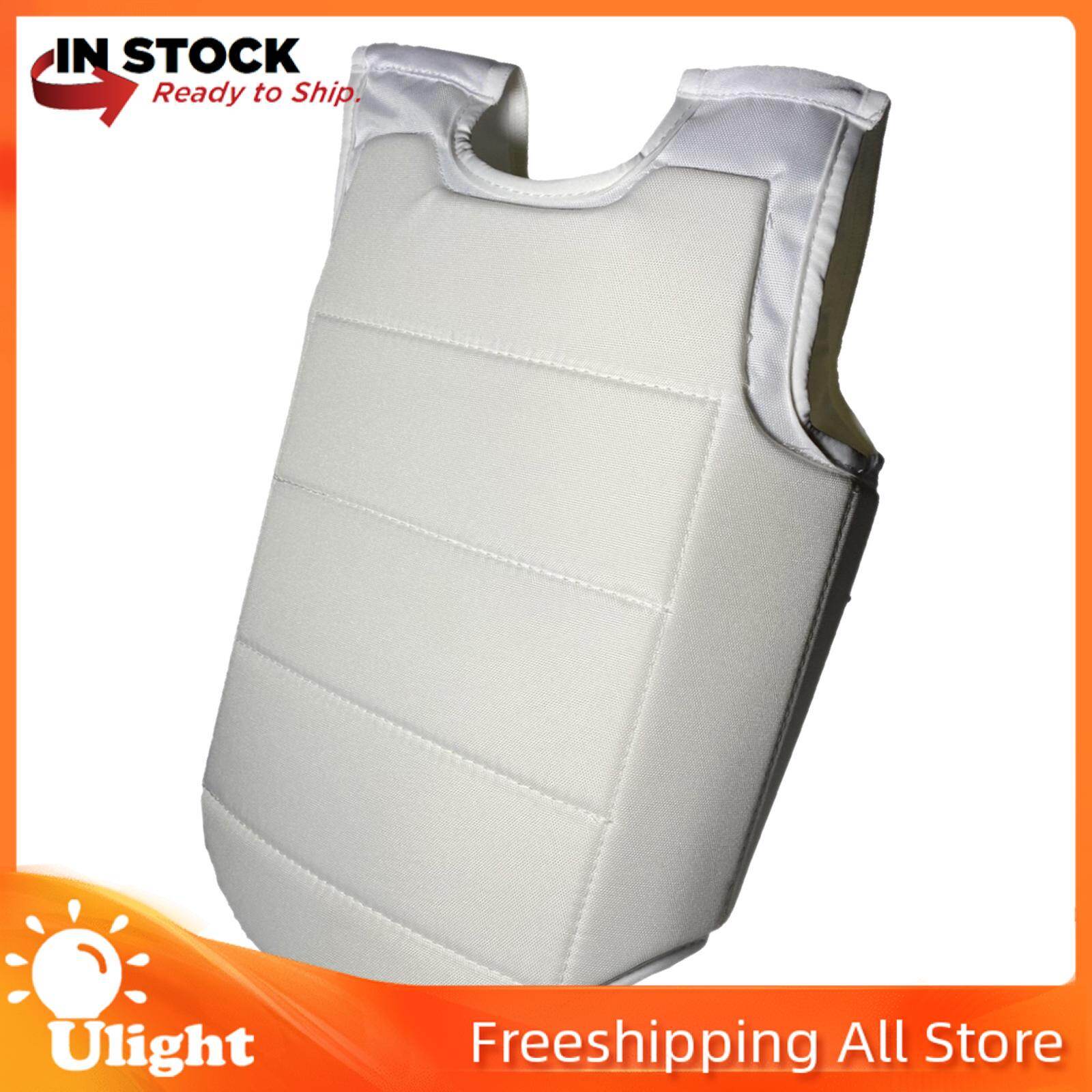 Ulight Taekwondo Karate Chest Protector Chest Guard Rib Shield Armour ...