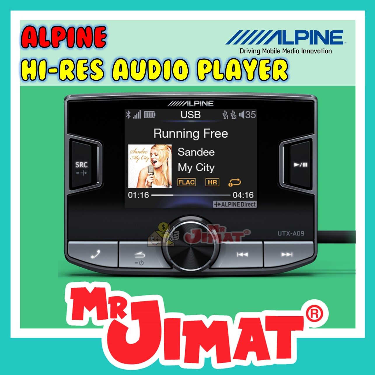 Alpine Hi-Res Audio Player | UTX-A09 | Lazada