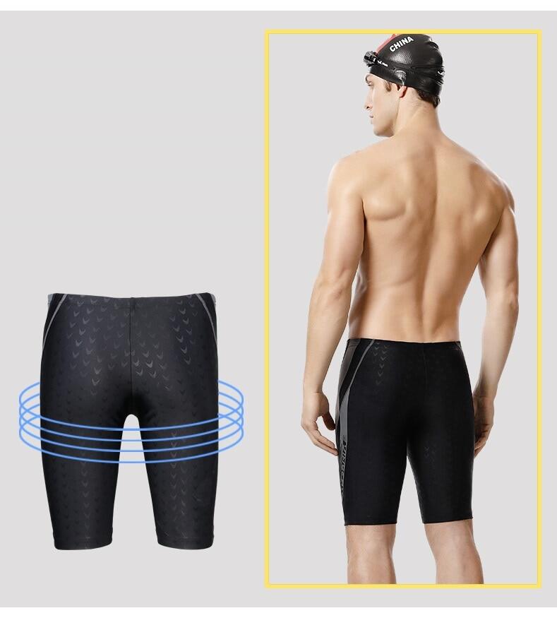 Yingfa 2021 Sharkskin Boys Men's Long Racing Swimming Jammers Swim ...