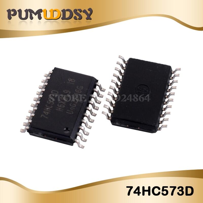 10PCS ต้นฉบับที่แท้จริงต้นฉบับใหม่74HC573D Latch 7.2MM ความกว้าง SOP20 ...