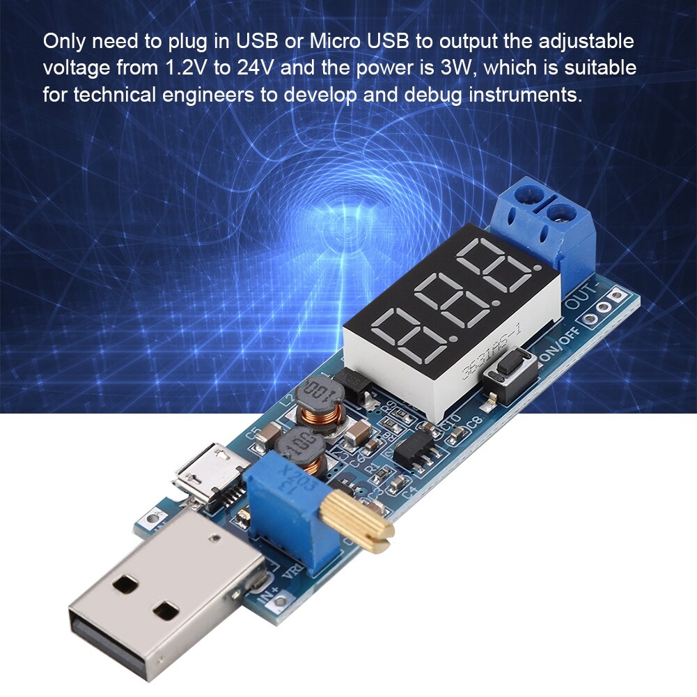 【ของต้องซื้อ】【ราคาถูกสุด】Voltage Regulator Module USB เพิ่มพลังแหล่ง ...