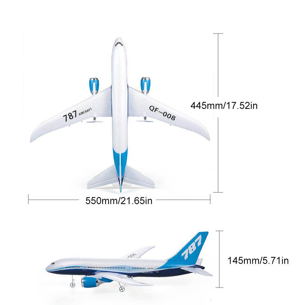 Hot Sale Ready StockQF008 Boeing 787 Airplane Miniature Model Plane 3CH ...